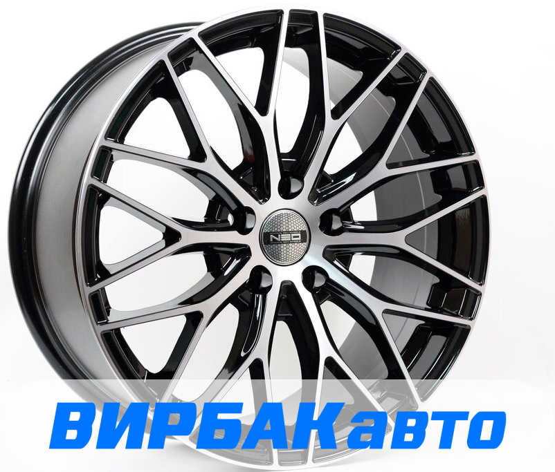 Купить литые диски NEO 740 17" PCD 5/114,3 7j ET 40 ЦО 64,1, черный с ...